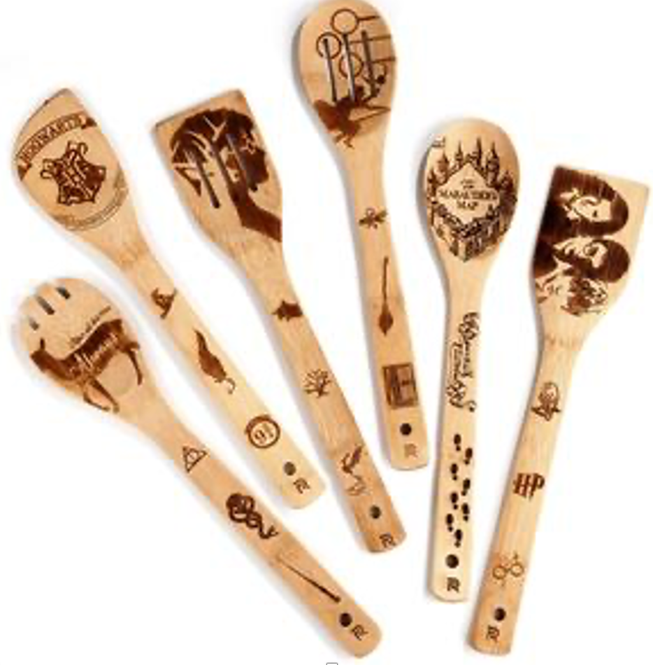 [No more samples]Organic Cooking Spoons Gift Set A Mystical Wandcraft ...